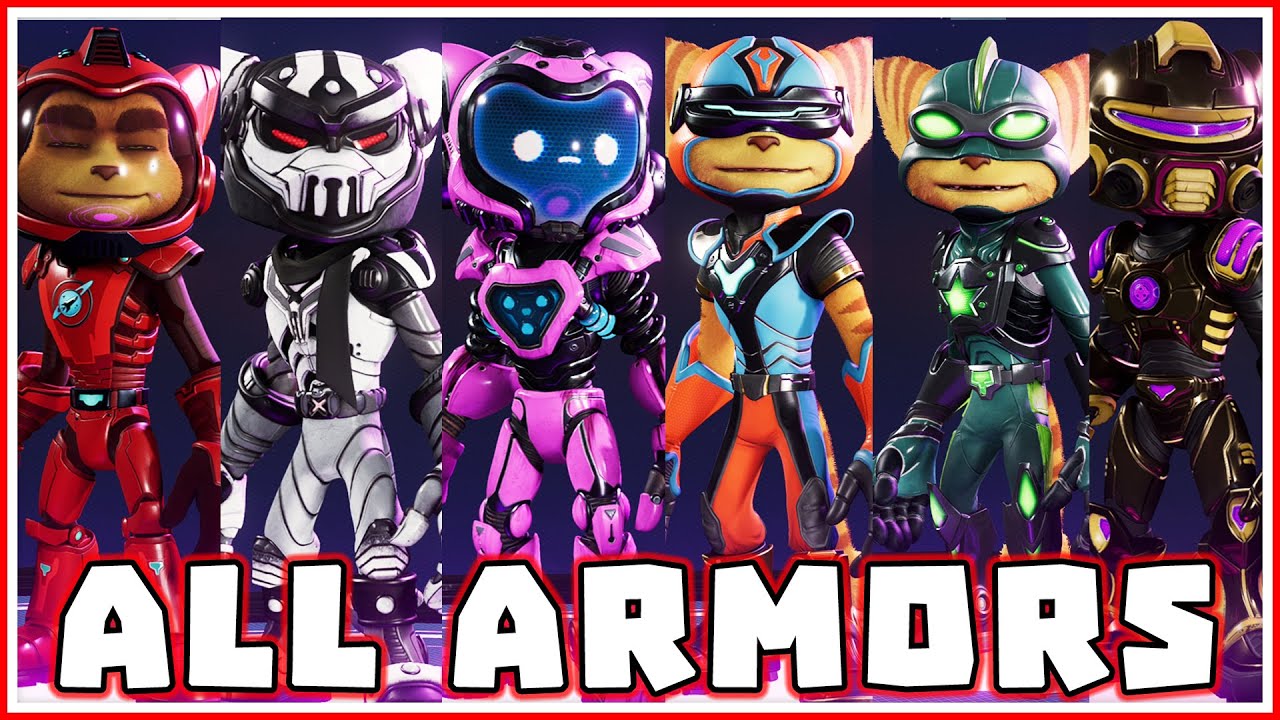 Ratchet & Clank Rift Apart - Every Armor in the Game - YouTube
