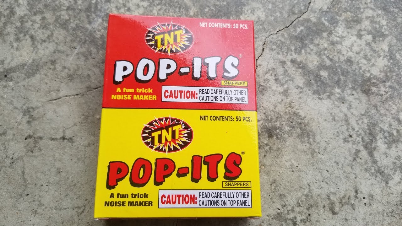 Kids safe fireworks, TNT Pop-its - YouTube