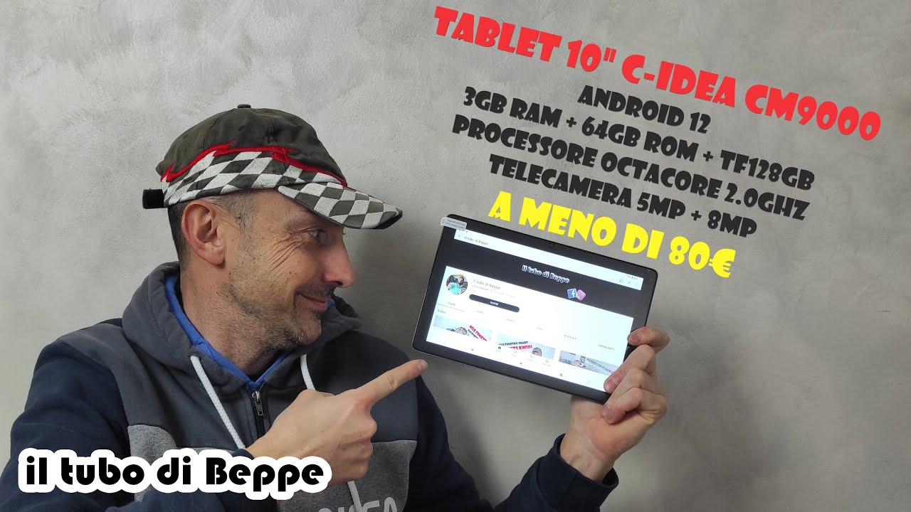Tablet CM9000 C IDEA #review #iltubodibeppe #tablet - YouTube