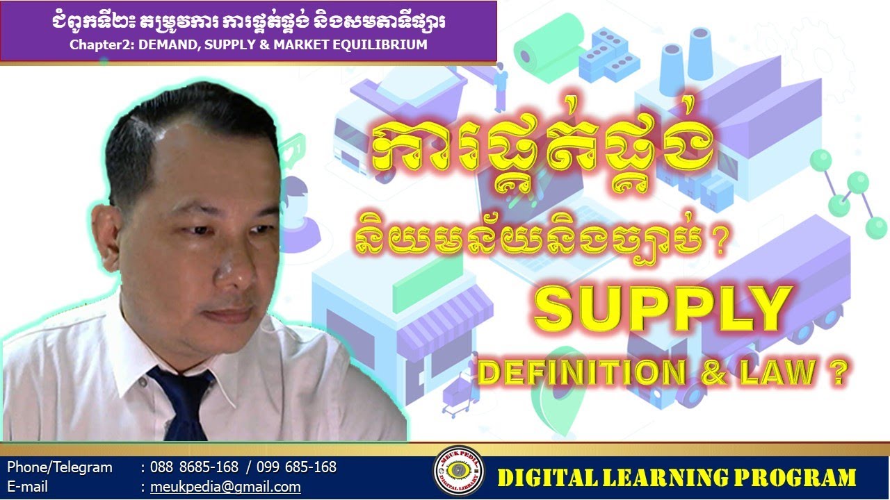 ភាគទី២៧-មីក្រូ. និយមន័យនិងច្បាប់នៃការផ្គត់ផ្គង់ /Part 27-Micro ...