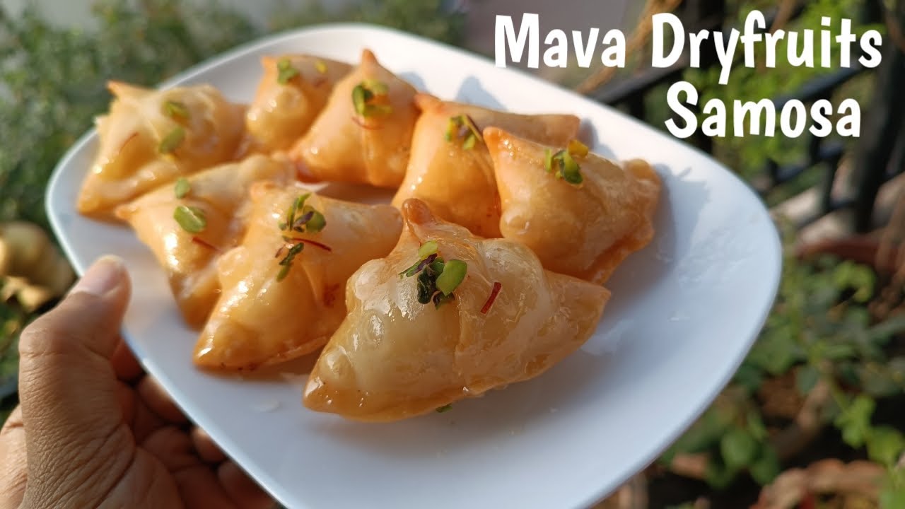 Mava Dryfruits Samosa| Diwali Mithai | Pakwaan #happydiwali - YouTube