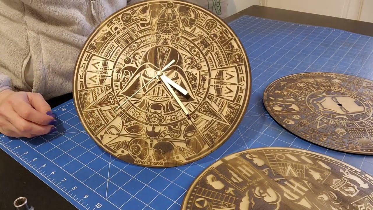 Let's make a clock with our xTool - YouTube