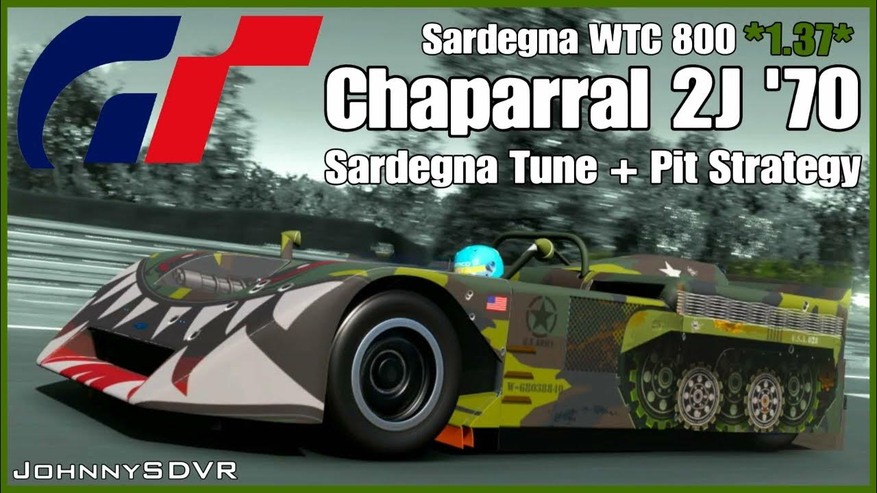 Gran Turismo 7 - Chaparral 2J '70 Tune | Sardegna WTC 800 | 800PP Setup + Pit Strategy | #GT7 1. ...