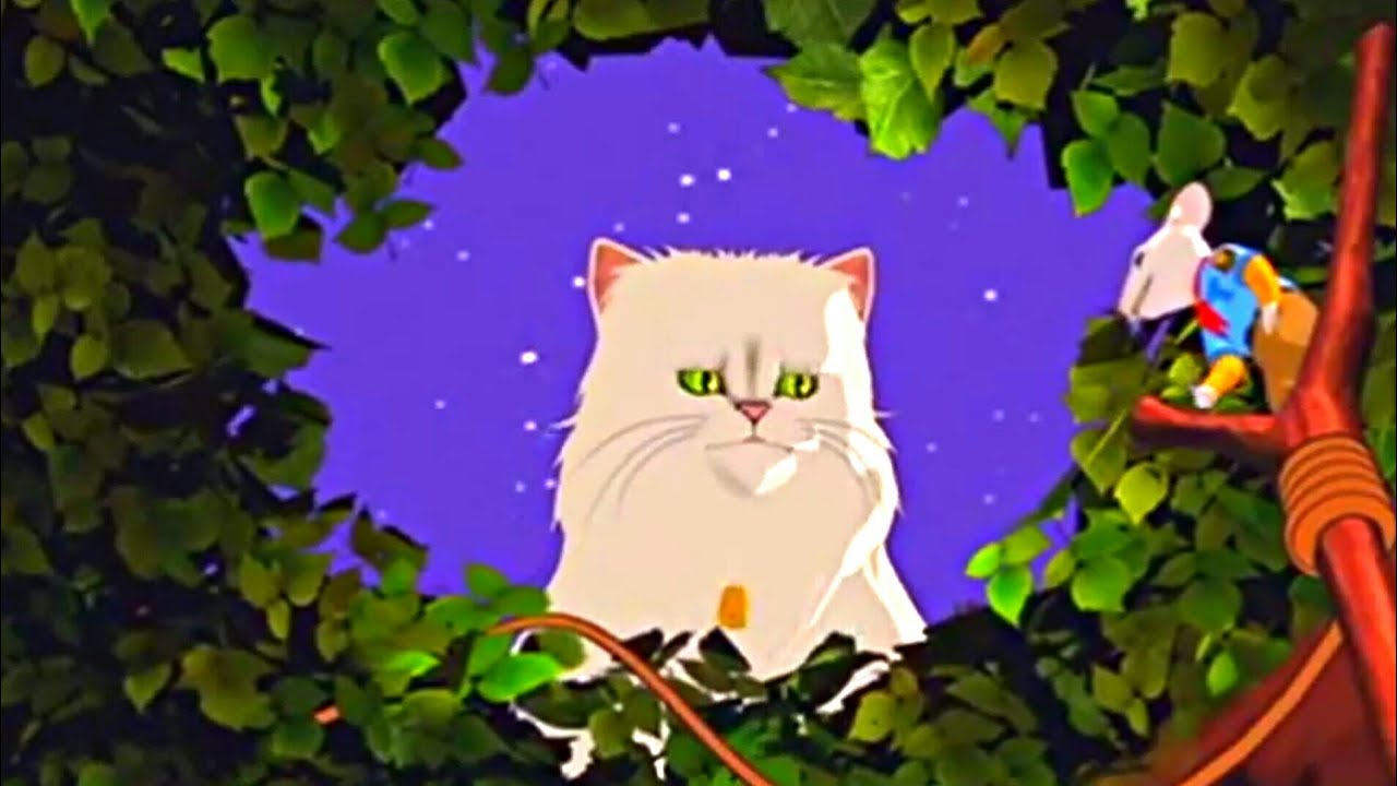 Stuart e Snowbell fazem a armadilha para a fera | O Pequeno Stuart ...