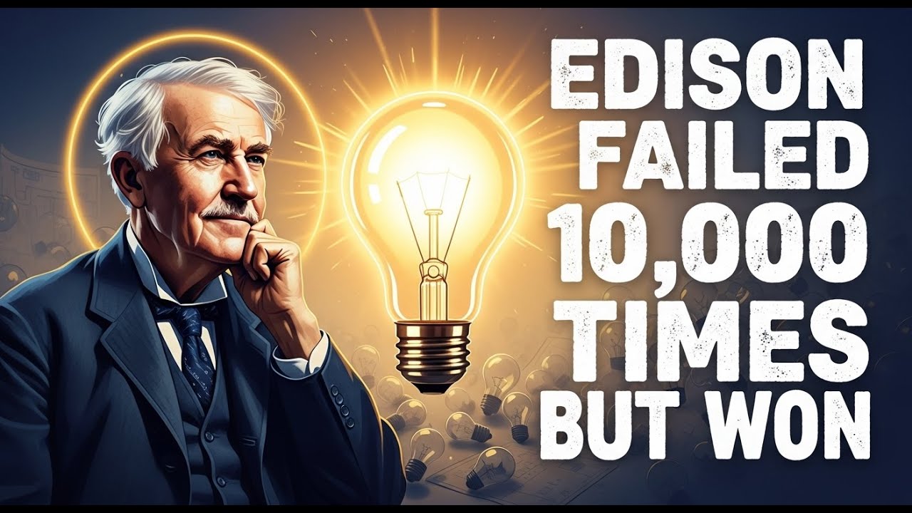 Edison Failed 10,000 | Times But_Won With Consisten - YouTube