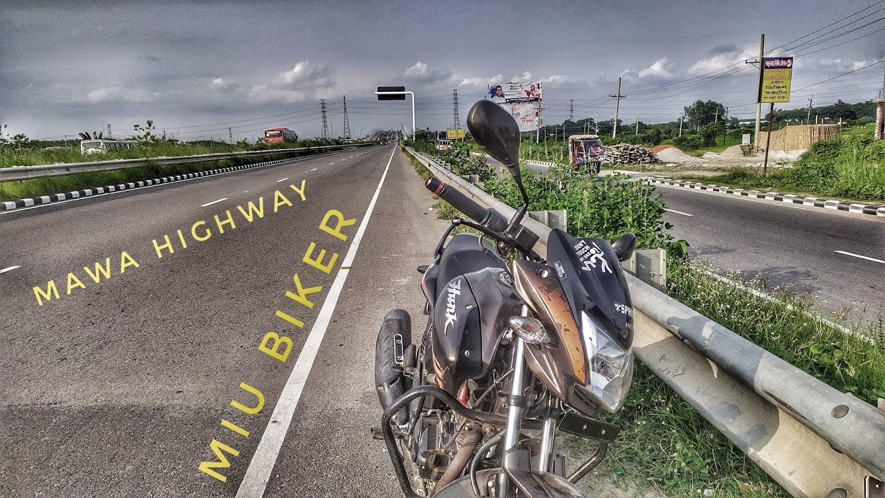 Dhaka Mawa expressway road | Mawa bike day tour | Beautiful road in ...