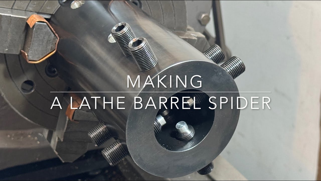 Making a Gunsmith Lathe Barrel Spider (and threading for a suppressor ...