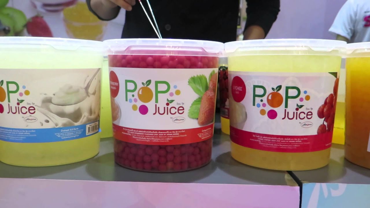 Pop Juice ไข่มุกรสผลไม้ อร่อย....สนุกไม่ซ้ำใคร... - YouTube