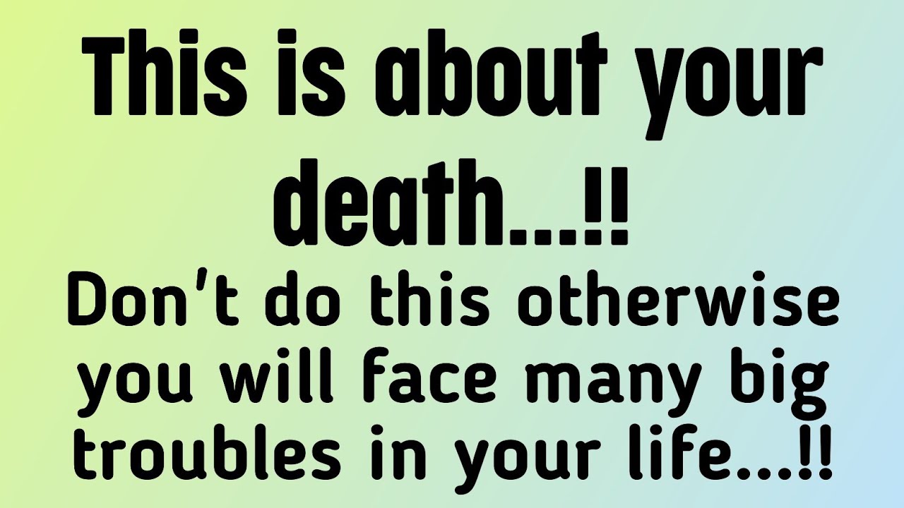 🌈God message today | Don't do this otherwise you will face many big ...