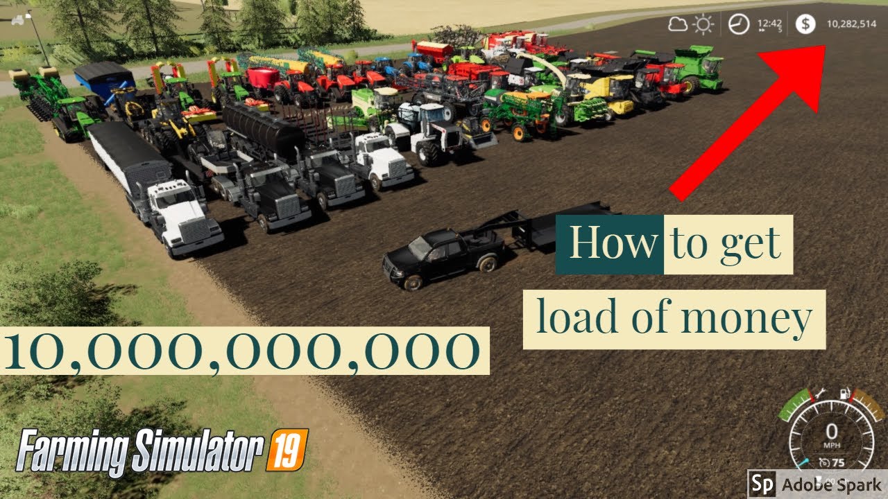 How to Get a (Lot Of Money) on Farming Simulator 19 - YouTube