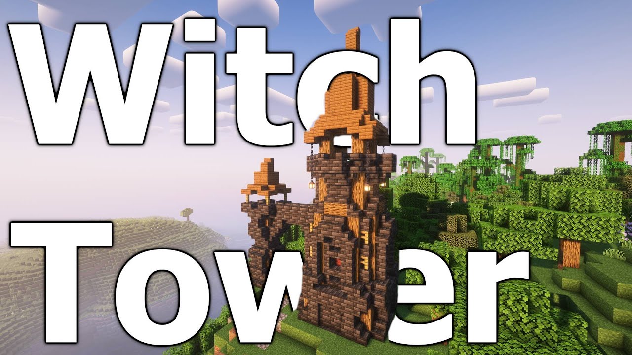 Witch Tower | Minecraft Tutorial - YouTube