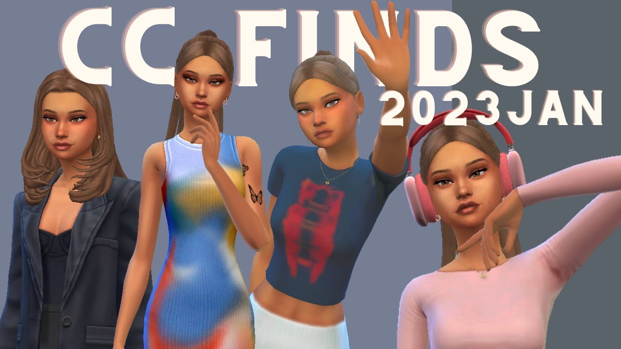 BEST Custom Content of Jan 2023 | Sims 4 CC - YouTube