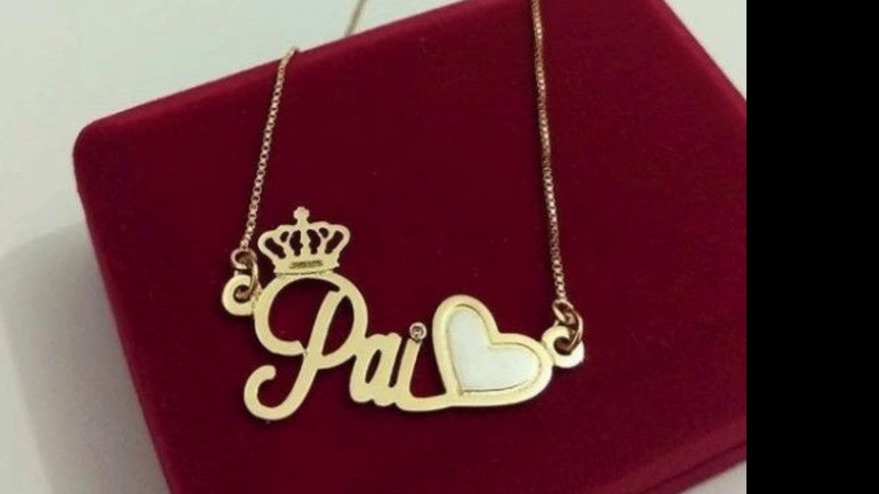 Name chain designs# stylish necklace# be Trendy - YouTube