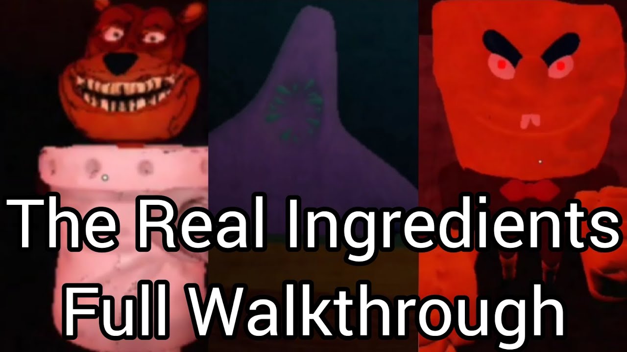 The Real Ingredients | All Endings | Full Walkthrough | Roblox - YouTube