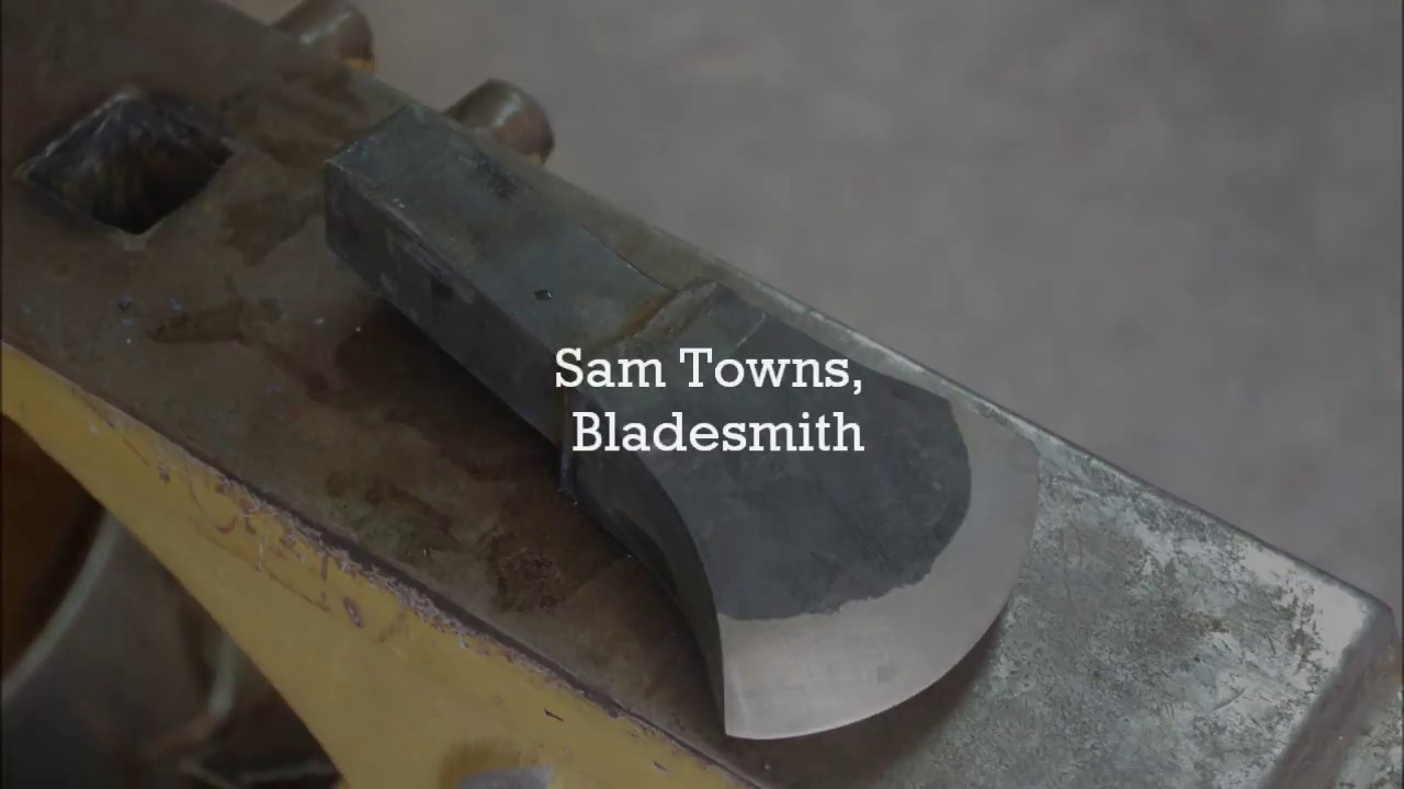 Forging a Hot Cut Hardy Tool - YouTube