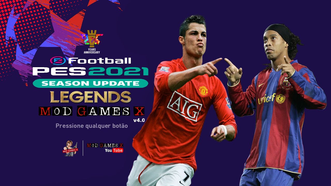 🔴 🎮 LIVE PES 21 - Patch Legends Mod Games X 4.0 PC Gameplay - YouTube