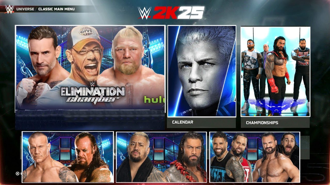 WWE 2K25 LIVE Stream - Elimination Chamber Live WWE 2K25 - YouTube