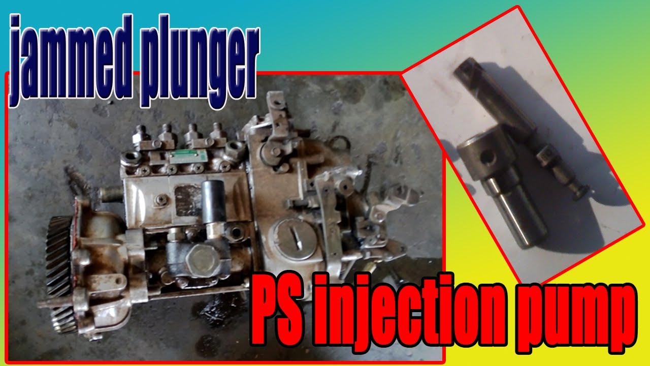 Bongkar pompa injeksi PS plunger macet - YouTube
