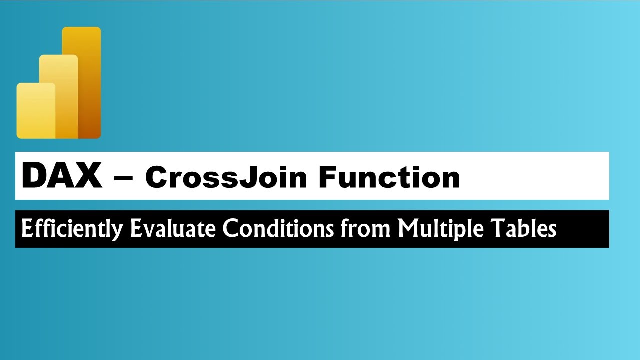 Power Bi Crossjoin Function With Filter To Use Columns From Two Tables Youtube