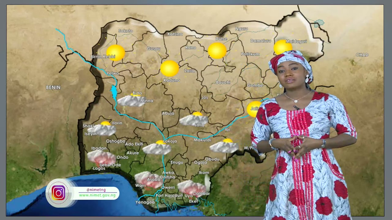 NIGERIAN WEATHER FORECAST FOR 27/11/2021 WITH THEODORA ETIM - YouTube