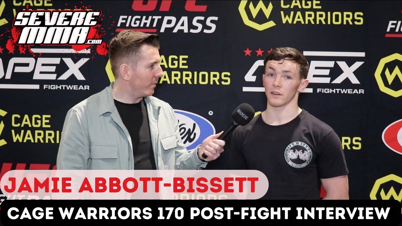 Jamie Abbott-Bissett Cage Warriors 170 Post-Fight Interview - YouTube