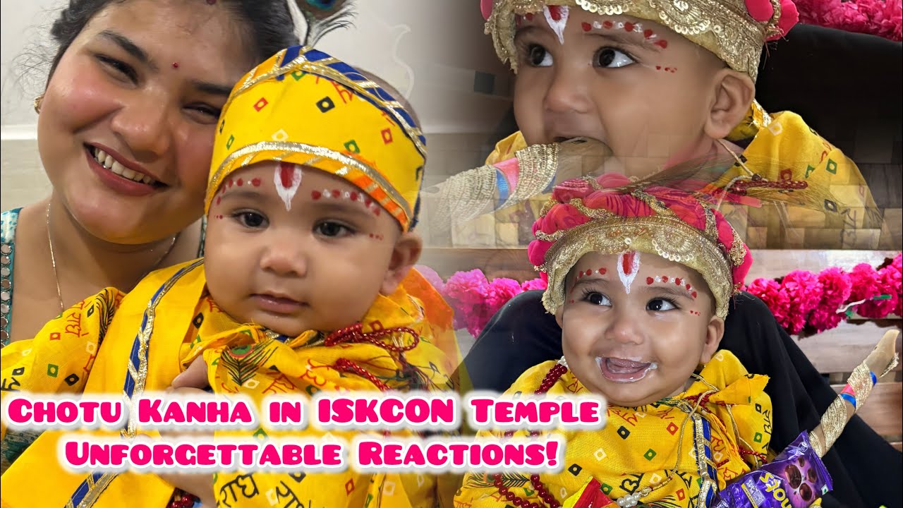 LIVE Darshan: Baby Anav Dressed as Little Krishna | Janmashtami 2025 ...