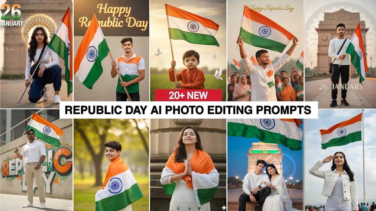 20+ Republic day ai prompts | 26 january ai photo editing | 20 Ai ...