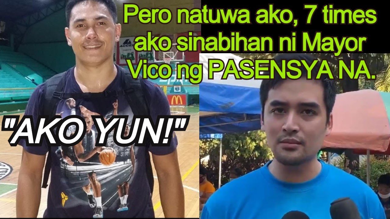 MAYOR VICO SOTTO NAGALIT SA EX-PBA PLAYER ROGER YAP | PAHAYAG NI ROGER ...