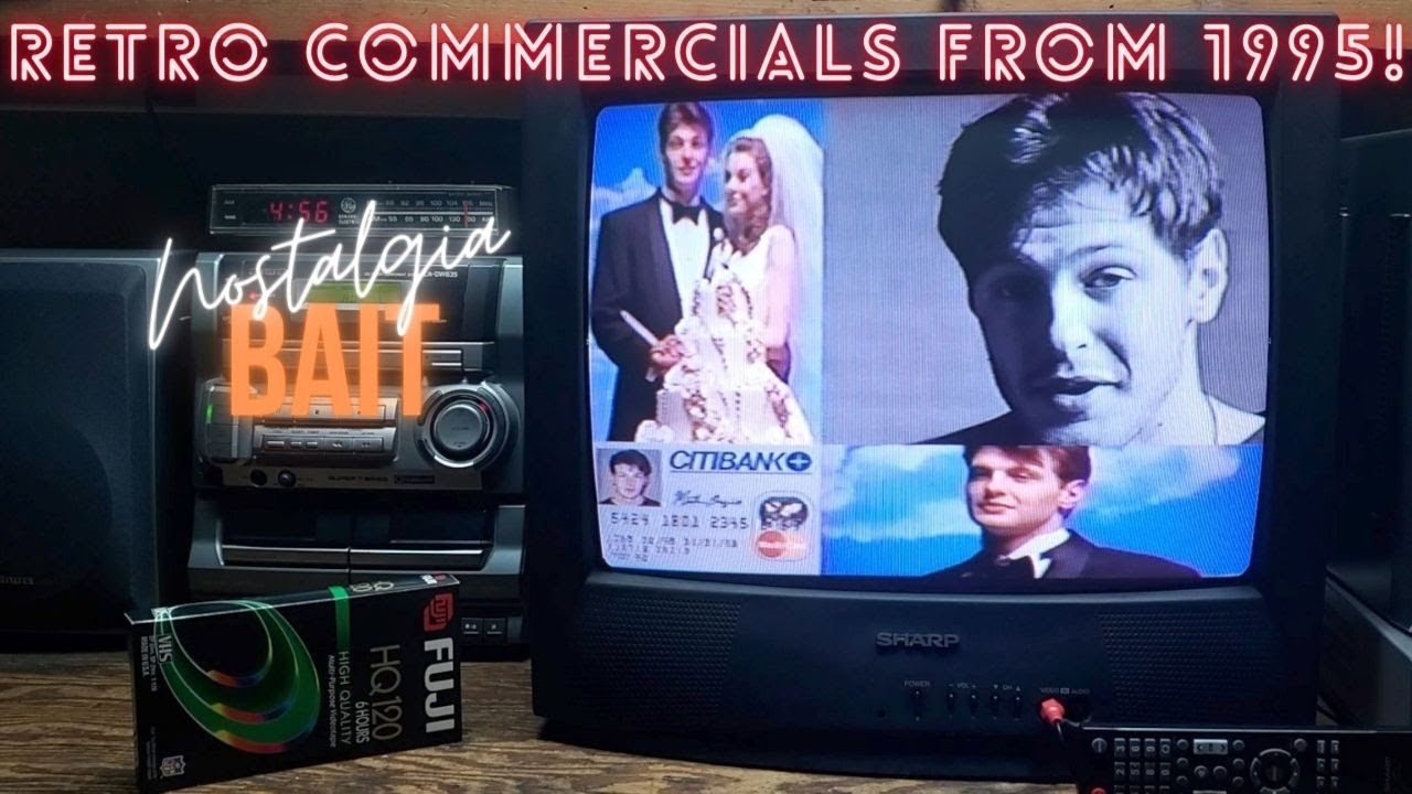 Incredible Commercials from a 1995 VHS tape! - YouTube