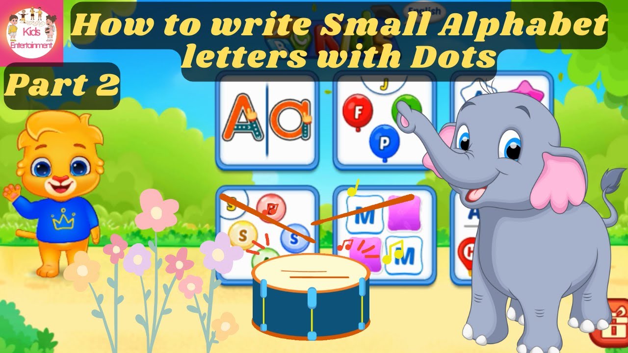 How to write Small Alphabet letters | Small letters abc writing with ...