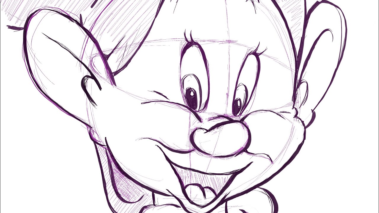 Let’s draw Dopey by Procreate! - YouTube