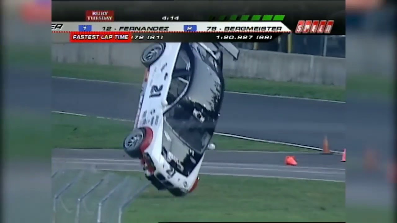Joey Hand Crash Road America - YouTube