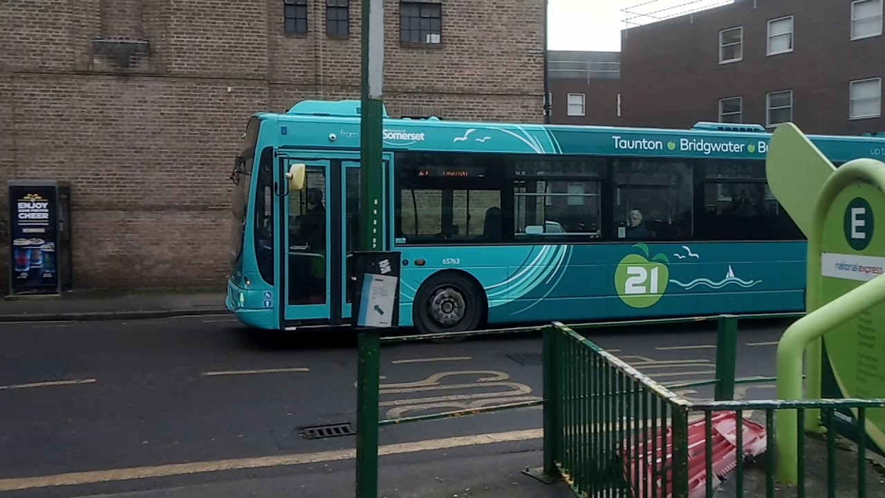 My bus home arrives at Taunton bus station today - YouTube