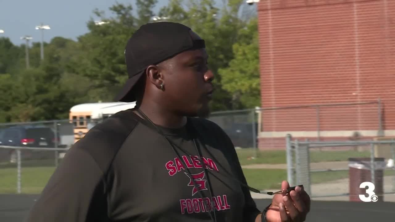 Mark Hall takes over at Salem - YouTube