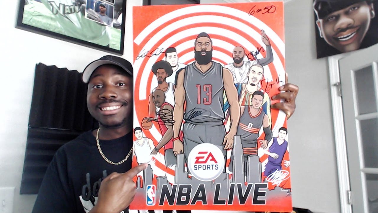 EXCLUSIVE NBA LIVE 19 POSTER GIVEAWAY AUTOGRAPHED BY QJB, KSPADE, ANTO ...