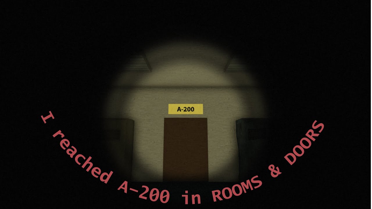 I GOT TO ROOM A 200 IN ROOMS & DOORS - YouTube