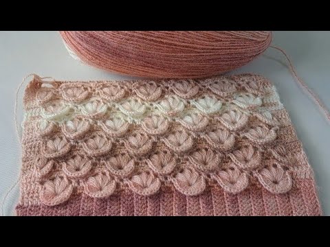 Batik iple🎊 muhteşem tığ işi örgü modeli 