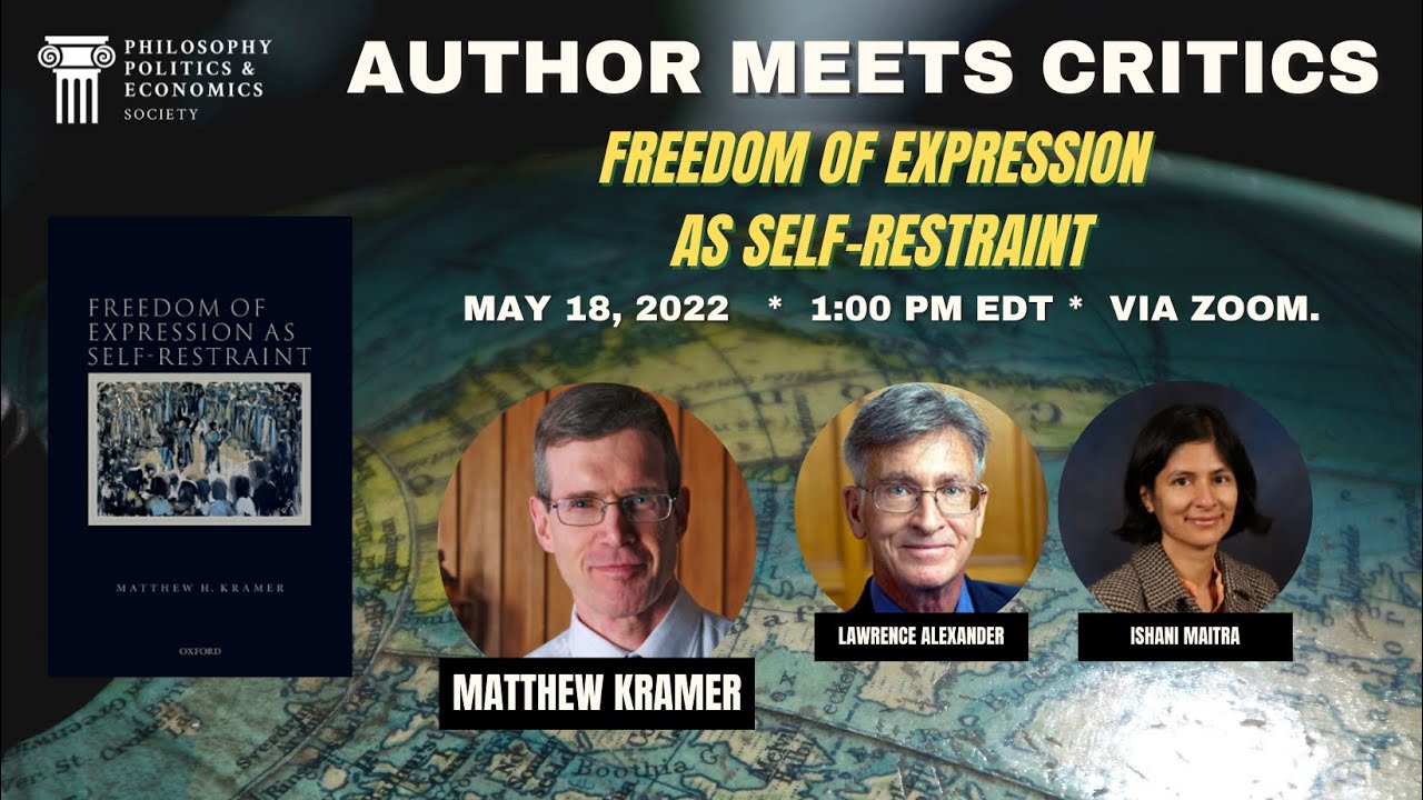 Author Meets Critics: Matthew Kramer's Freedom of Expression as Self ...