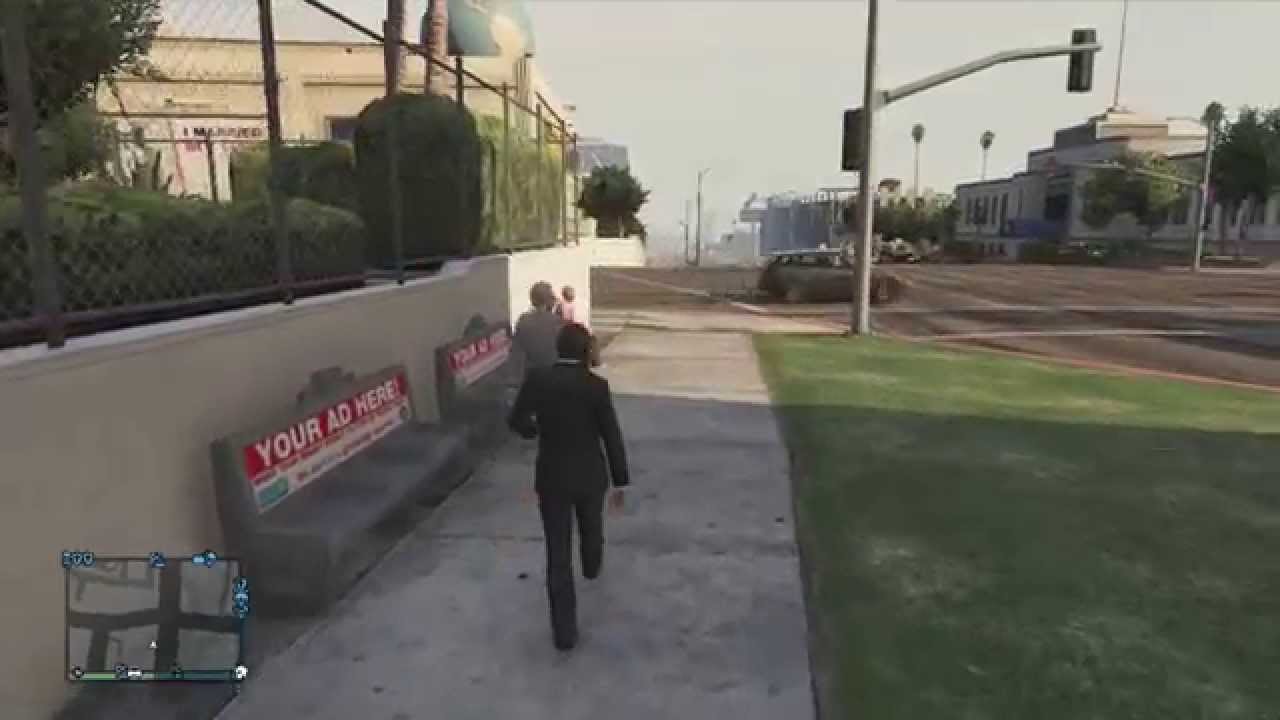 gta V the following (of some random npc) - YouTube