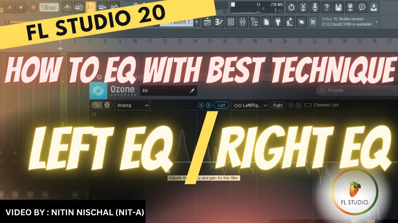 How to eq sample using left, right pan technique | FL Studio | Nitin ...