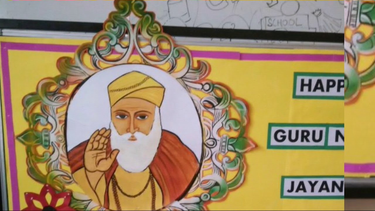 happy guru nanak dev jayanti indian festivals bulletin board classroom ...