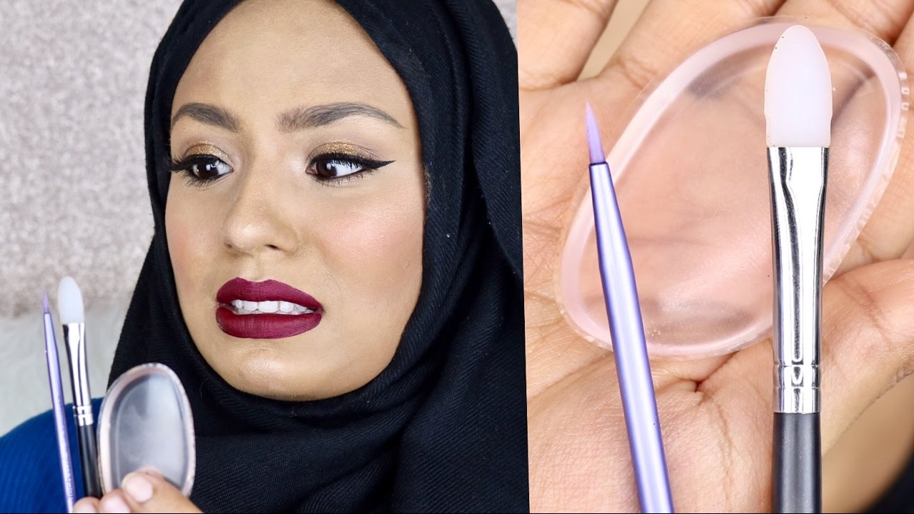 FULL FACE USING ONLY SILICONE MAKEUP TOOLS CHALLENGE - YouTube