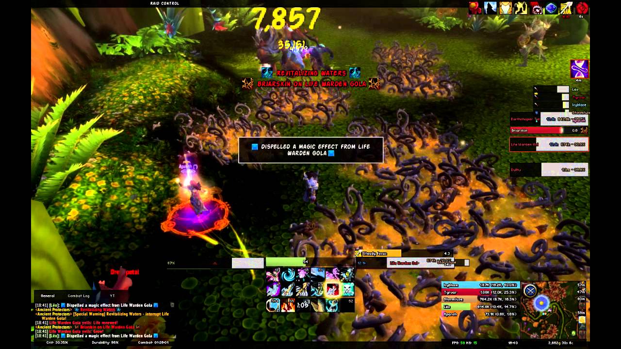 WoW WoD: Everbloom heroic dungeon (hunter pov) - YouTube