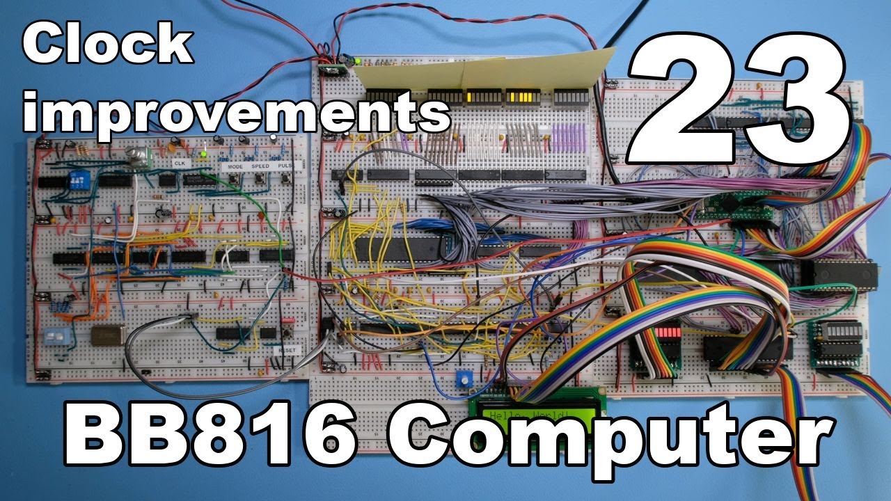 #23 - Clock improvements - BB816 Computer - YouTube