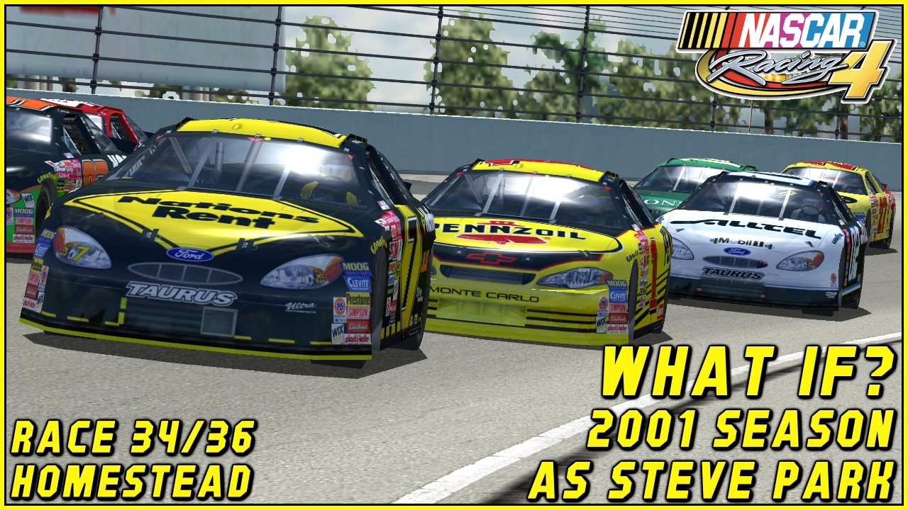 What if Steve Park Finished 2001 | Ep10 Homestead | Nascar Racing 4 ...