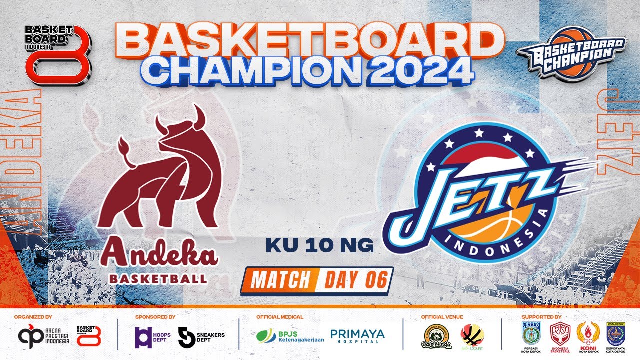 🔴 Live Day 6 [ Match 1 ] ANDEKA VS JETZ ( KU 10 NG ) 🏅 Basketboard ...