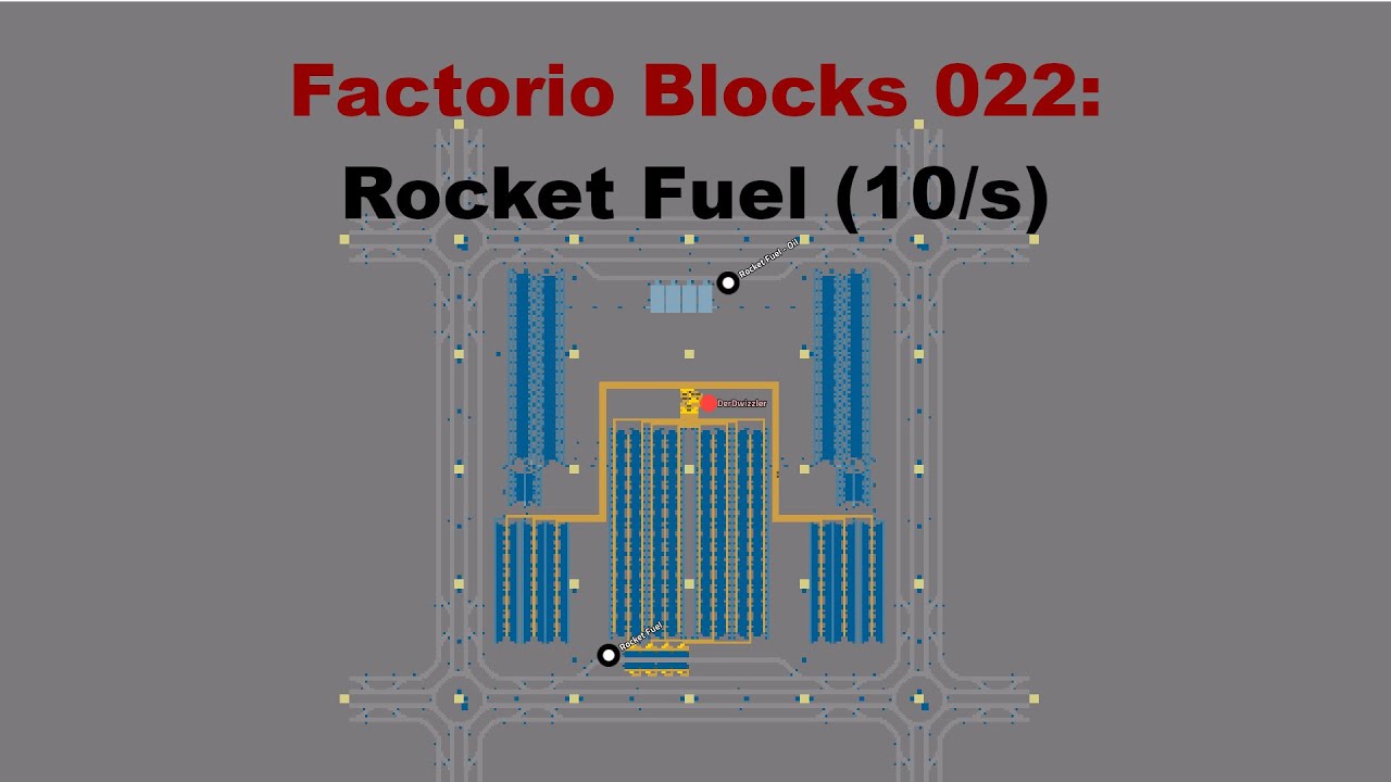 Factorio Blocks 022: Rocket Fuel - YouTube