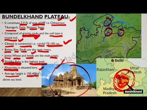 MP GK- PHYSICAL(GEOGRAPHICAL) DIVISIONS OF MP (LECTURE 4) | MPPSC | MP ...