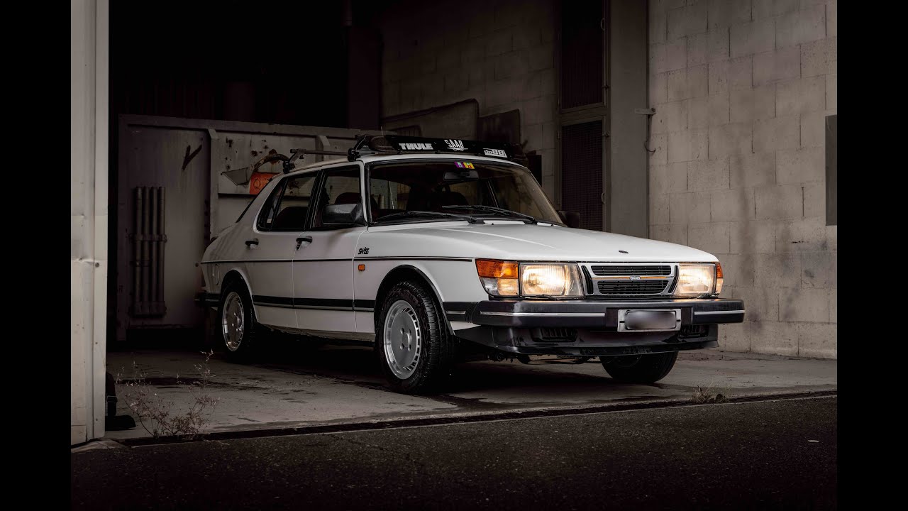 1986 SAAB 900i 8valve naturally aspirated sedan white - YouTube