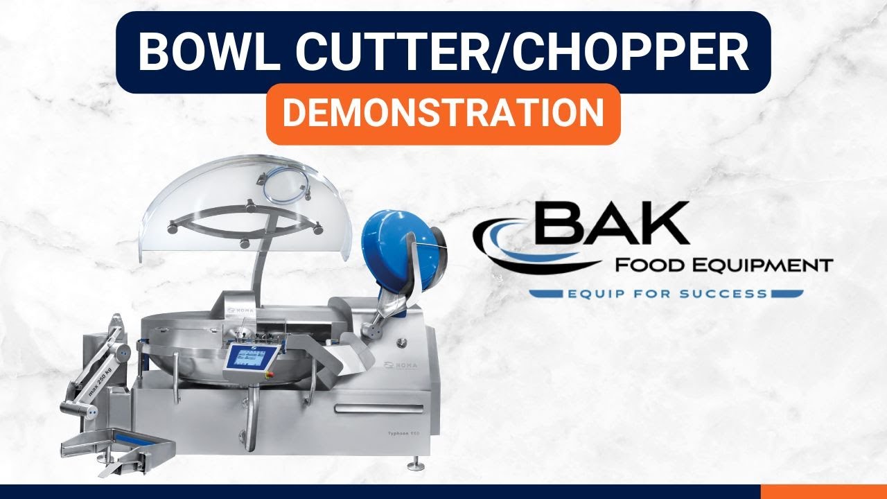 Bowl Cutter/Chopper (KN-330) - Food Processing Equipment - YouTube